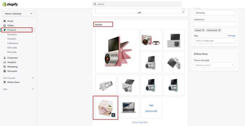 Shopify - Как добавить видео, 360-галерею, 3D-куб с продуктами ...