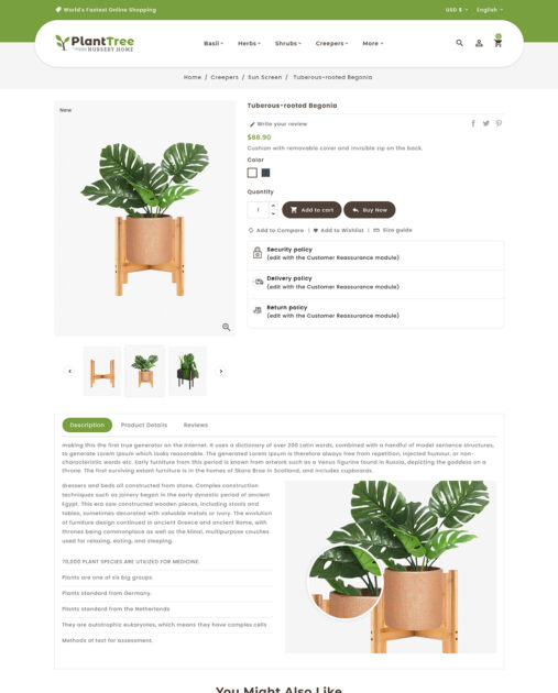 PlantTree - Nursery & Plants - PrestaShop Responsive Theme