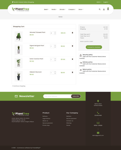 PlantTree - Nursery & Plants - PrestaShop Responsive Theme