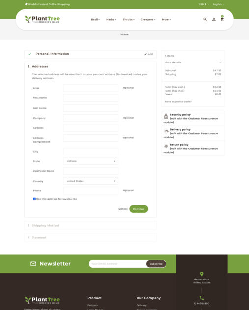 PlantTree - Nursery & Plants - PrestaShop Responsive Theme